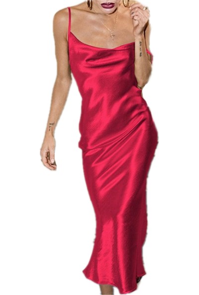 Bağcıklı Elbise Gece Elbisesi Bağcıklı Elbise Gece Elbisesi