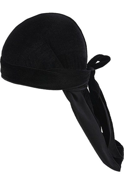 Lovoski Erkek Kadife Bandana Şapka Durag Uzun Kuyruk Headwrap Bere Kemo Şapka Siyah (Yurt Dışından) Lovoski Erkek Kadife Bandana Şapka Durag Uzun Kuyruk Headwrap Bere Kemo Şapka Siyah (Yurt Dışından)