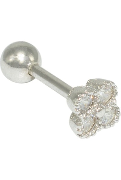 Nur Silver Yonca Tragus Küpe Nur Silver Yonca Tragus Küpe