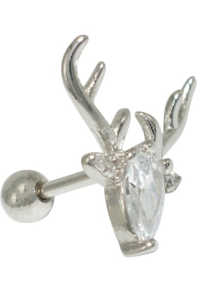 Nur Silver Geyik Tragus Küpe Nur Silver Geyik Tragus Küpe