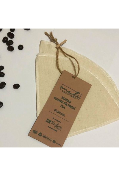 Meli Coffee Co Kumaş Kahve Filtresi Kumaş Kahve Filtresi 1x4 2'li