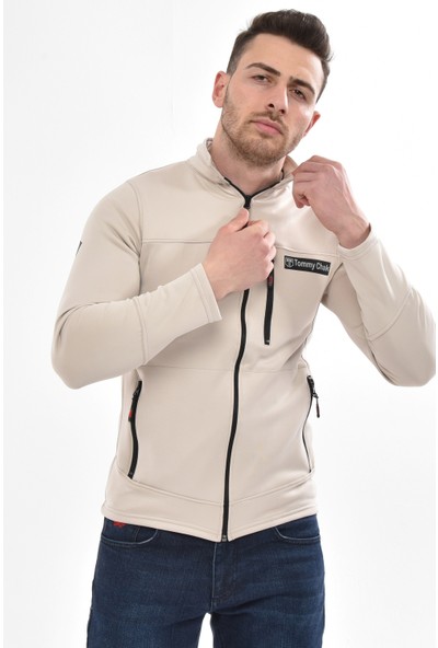 TommyChak Tommy Chak Scuba Erkek Eşofman Üstü Krem TommyChak Tommy Chak Scuba Erkek Eşofman Üstü Krem