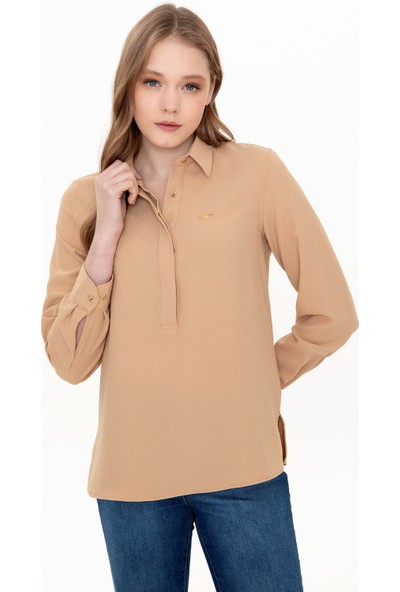 Kahverengi Gömlek Uzunkol 50237593-VR015