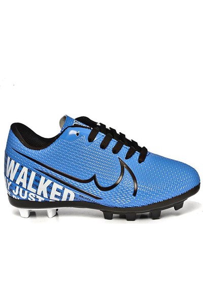 Walked Mavi Siyah Krampon Erkek Çocuk Futbol Ayakkabı Walked Mavi Siyah Krampon Erkek Çocuk Futbol Ayakkabı