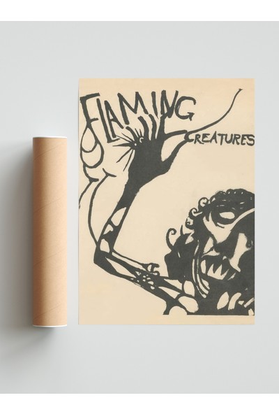Fizello Flaming Creatures Ingilizce Poster Fizello Flaming Creatures Ingilizce Poster