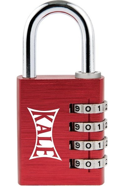 Kale Şifreli Asma Kilit Kırmızı 20-800