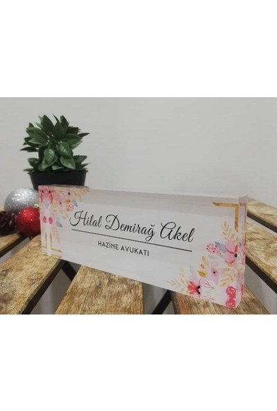 Hediye Marketi17 Karışık Çiçekler 3D Avukat Masa Isimliği Kişiselleştirilmiş Ofis Dekoru Hediye Marketi17 Karışık Çiçekler 3D Avukat Masa Isimliği Kişiselleştirilmiş Ofis Dekoru