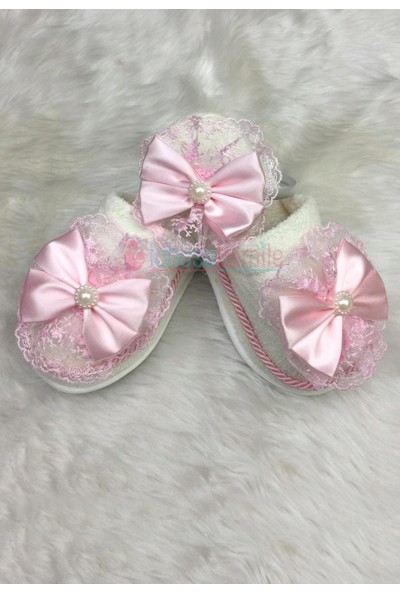 Lohusa Hamile Lh 335 Pembe Lohusa Tac ve Terlik Seti