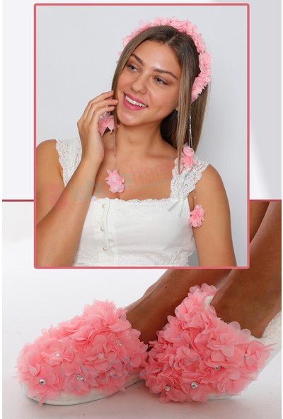 Lohusa Hamile LH23211 Pembe Sarkan Tac ve Beylem Lohusa Terlik Seti Lohusa Hamile LH23211 Pembe Sarkan Tac ve Beylem Lohusa Terlik Seti