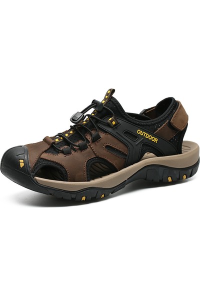 Yang Erkek Sandalet Yeni Erkek Rahat Açık Plaj Ayakkabıları Kanca ve Döngü Spor Ayakkabı Üretimi ( Yurt Dışından)