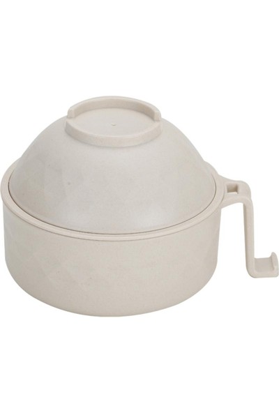 SunniMix Ramen Set 1200ML Anında Erişte Ayrılabilir Üniversite Odası Daire Bej (Yurt dışından)