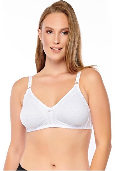 Doğan %100 Pamuk Dolgusuz Balensiz 3'lü Paket Penye Sütyen