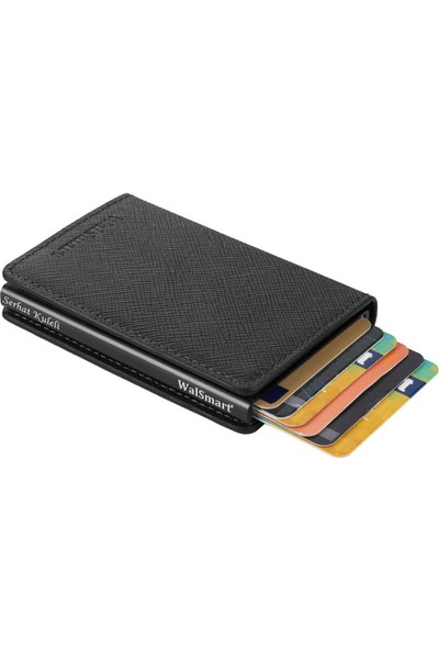 Walsmart Slim Safiano Akıllı Mekanizmalı Cüzdan Walsmart Slim Safiano Akıllı Mekanizmalı Cüzdan