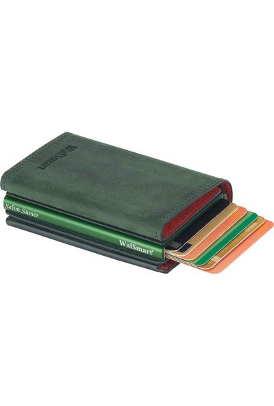 Walsmart Pro Crazy Akıllı Mekanizmalı Deri Cüzdan