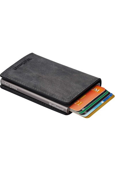 Walsmart Slim Crazy Akıllı Mekanizmalı Cüzdan Walsmart Slim Crazy Akıllı Mekanizmalı Cüzdan