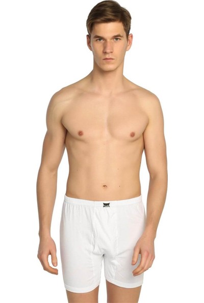 Tutku 6'lı Paket Penye Erkek %100 Pamuk Paçalı Don