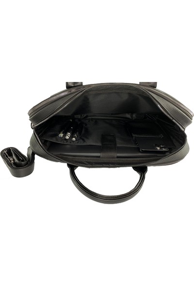 İnobag Unisex 17 Inç Business Serisi 4 Bölmeli Siyah Renk Laptop Çantası İnobag Unisex 17 Inç Business Serisi 4 Bölmeli Siyah Renk Laptop Çantası