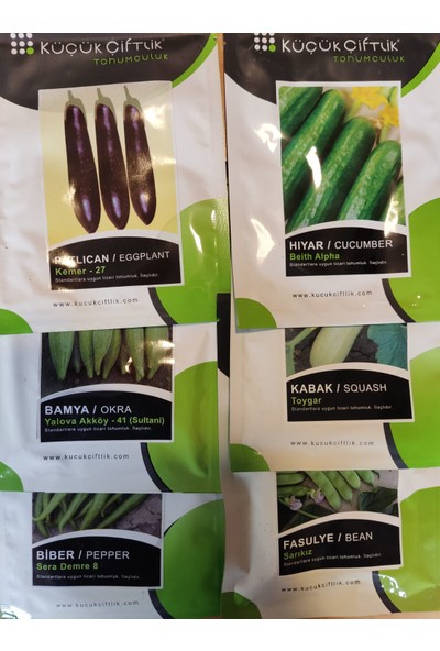 Küçük Çiftlik 6 Li Sebze Tohumu Paketi̇ Küçük Çiftlik 6 Li Sebze Tohumu Paketi̇