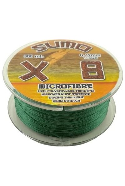 Sumo 8 Kat Örgü Ip Misina 300MT Sumo 8 Kat Örgü Ip Misina 300MT