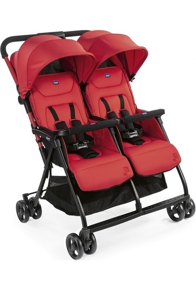 Chicco Ohlala Ikiz Bebek Arabası Paprika Chicco Ohlala Ikiz Bebek Arabası Paprika