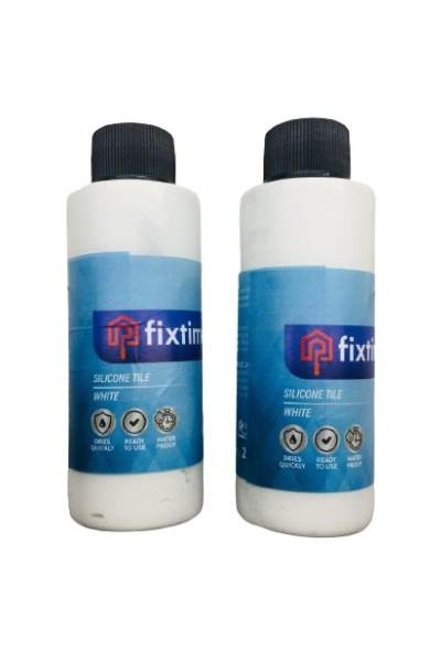 Fixtime 1+1 Paket Tile Master Silikonlu Derz Dolgusu Beyaz 450GR Fixtime 1+1 Paket Tile Master Silikonlu Derz Dolgusu Beyaz 450GR