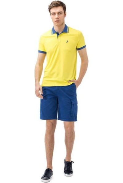 Nautica Erkek Kargo Şort - Mavi