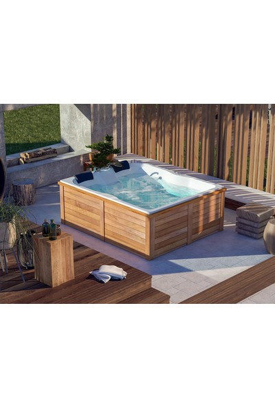 Pietra Spa Havuz 150X190 / Gövde + Iroko 3 Taraflı Panel + Sistem 1 Pietra Spa Havuz 150X190 / Gövde + Iroko 3 Taraflı Panel + Sistem 1