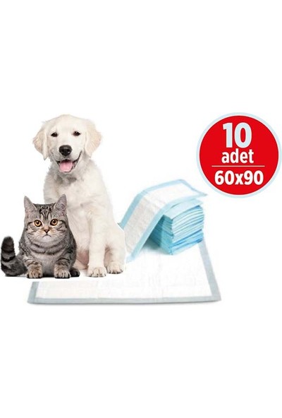 Dekosoy Yatak Koruyucu Köpek Kedi Çiş Pedi 60*90 10 Adet
