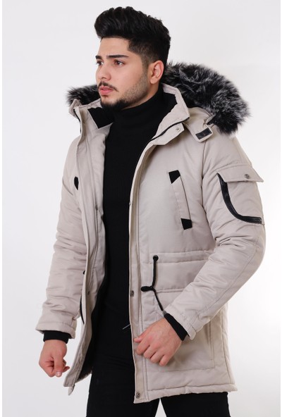 Stil Kombin King İçi Kürklü Kapşonlu Mont & Kaban