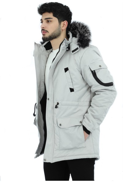 Stil Kombin King İçi Kürklü Kapşonlu Mont & Kaban