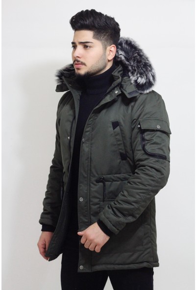 Stil Kombin King İçi Kürklü Kapşonlu Mont & Kaban