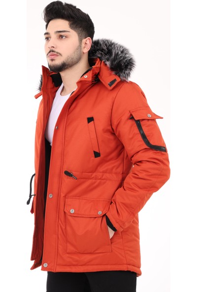 Stilkombin Bill Içi Kürklü Kapşonlu Mont & Kaban