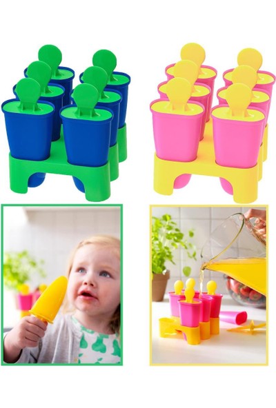 Ikea Chosigt Dondurma Kalıbı 6 Adet Kalıplı Sarı