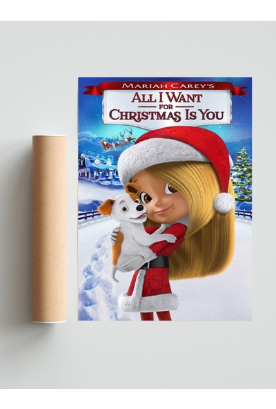 Fizello Mariah Carey's All I Want For Christmas Is You Ingilizce Poster Fizello Mariah Carey's All I Want For Christmas Is You Ingilizce Poster