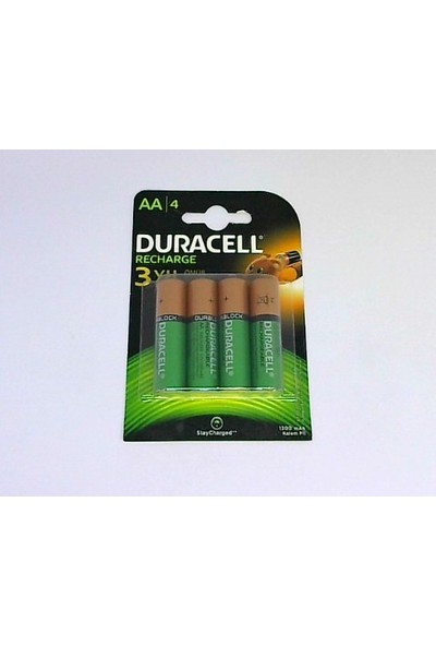 Duracell Duracell Şarjlı Kalem Pil Aa 12 V 4'lü 1300 Mah Duracell Duracell Şarjlı Kalem Pil Aa 12 V 4'lü 1300 Mah