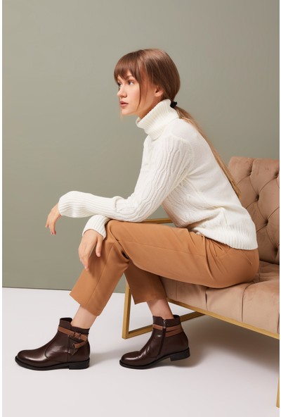 Ziya, Kadın Hakiki Deri Bot 11353 7026 Kahve Ziya, Kadın Hakiki Deri Bot 11353 7026 Kahve