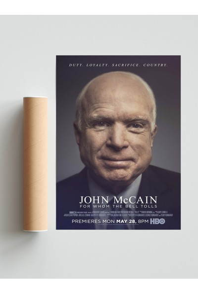 Fizello John Mccain: For Whom The Bell Tolls Ingilizce Poster