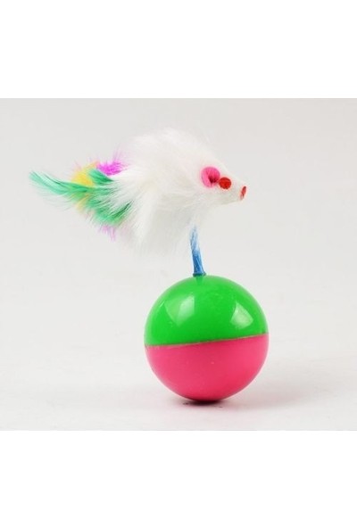 Dmcpetstore Kedi Oyuncağı - Fareli Plastik Hacıyatmaz 5,5Cm Dmcpetstore Kedi Oyuncağı - Fareli Plastik Hacıyatmaz 5,5Cm