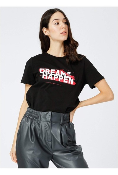 Fabrika Kadın T-Shirt - Siyah