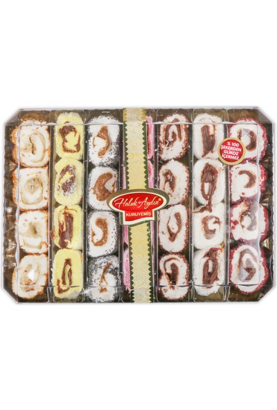 Haluk Aydın Kuruyemiş Karışık Lokum 565 Gr Haluk Aydın Kuruyemiş Karışık Lokum 565 Gr