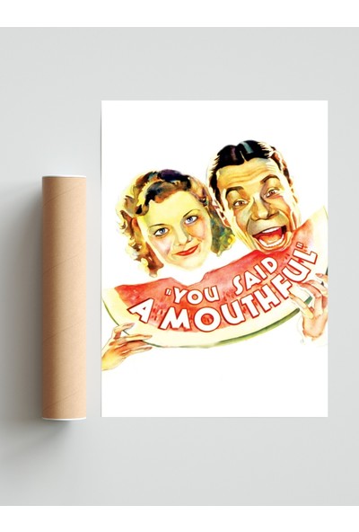 Fizello You Said A Mouthful Ingilizce Poster
