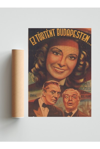 Fizello Ez Történt Budapesten Macarca Poster