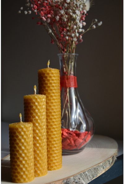 Doğal Balmumu Sarma 3'lü Ince Takım Doğal Balmumu Sarma 3'lü Ince Takım