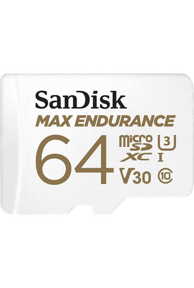 Sandisk Max Endurance 64GB SDSQQVR-064G-GN6IA Micro Sdxc 100/40MB/S C10 V30 Hafıza Kartı Sandisk Max Endurance 64GB SDSQQVR-064G-GN6IA Micro Sdxc 100/40MB/S C10 V30 Hafıza Kartı