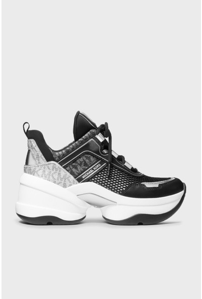 Michael Kors Logolu Kalın Tabanlı Olympia Ayakkabı Bayan Ayakkabı 43R2OLFS2M 040