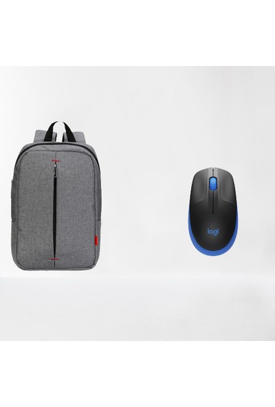 Logitech M190 Kablosuz Mouse Mavi+Classone PR-R164 Roma Serisi 15.6 Logitech M190 Kablosuz Mouse Mavi+Classone PR-R164 Roma Serisi 15.6