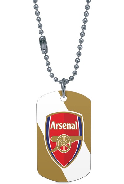 Arsenal Gümüş Renk Künye / Kolye DFT4399