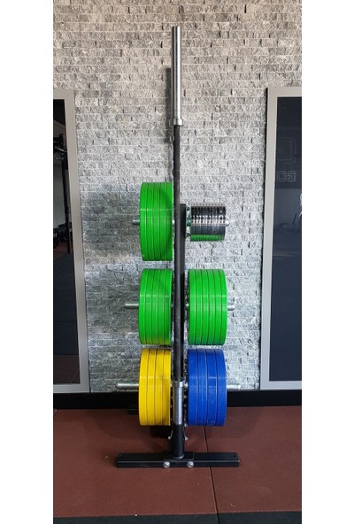 Wodeco Plaka ve Halter Depolama Standı Ev Tipi Yeşil Wodeco Plaka ve Halter Depolama Standı Ev Tipi Yeşil