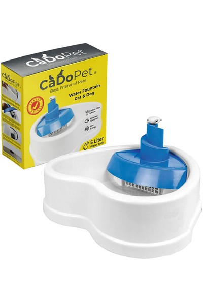Cado Pet Kedi Köpek Su Pınarı 5 Lt 220 Volt 3 W