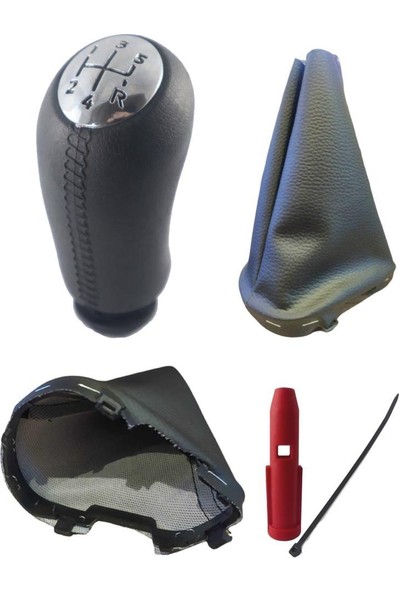 Otozet Symbol 2 Kasa Plastik Vites Topuzu ve Körüğü Parlak Krom Otozet Symbol 2 Kasa Plastik Vites Topuzu ve Körüğü Parlak Krom